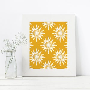 Seamless Sun Pattern, Aztec Sun Seamless Background Seamless Summer Sun ...