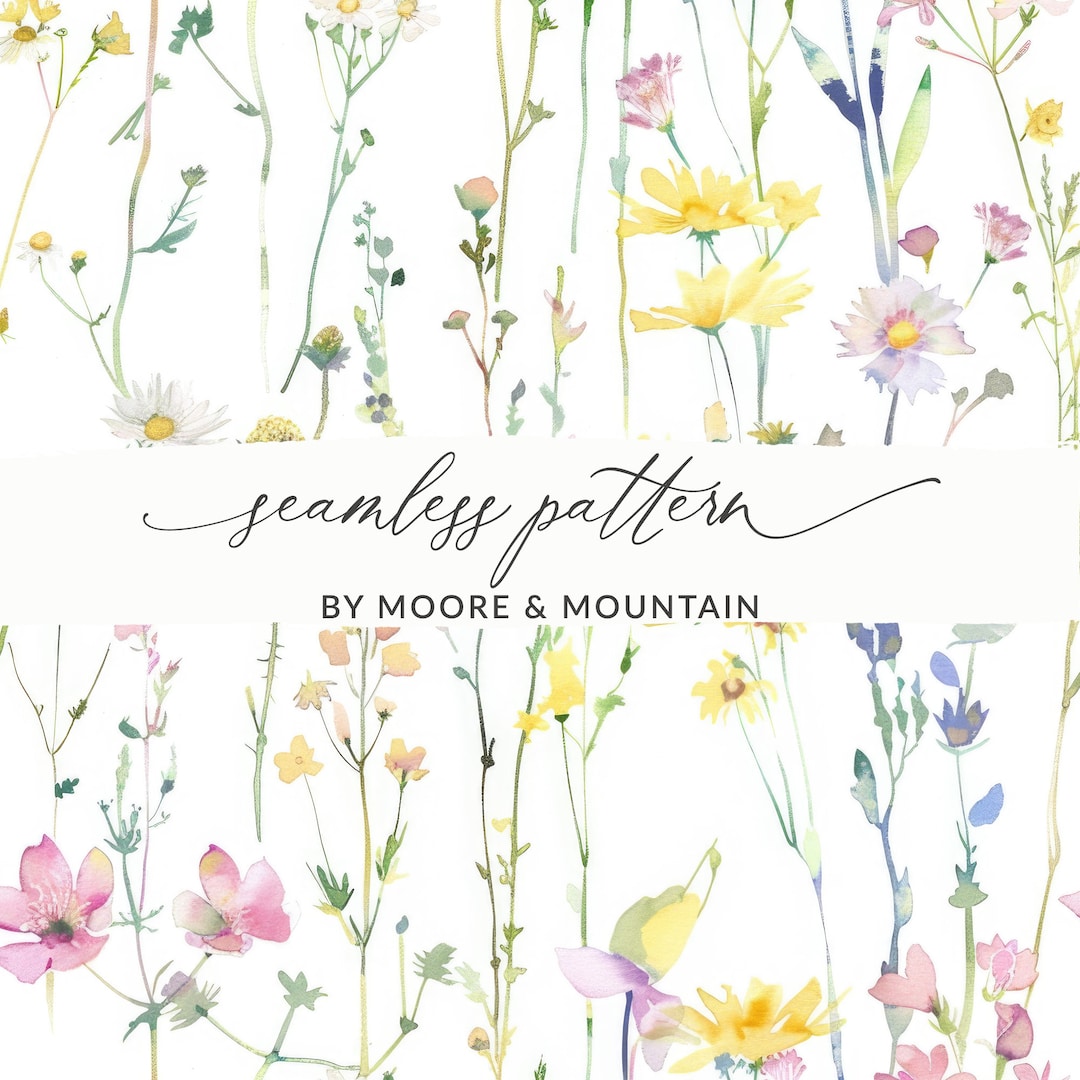 Pastel Spring Flowers Background, Pressed Flower Pattern, Light Pastel ...