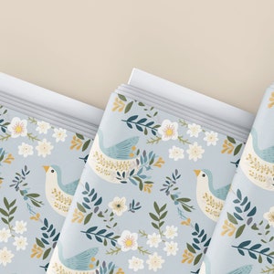 Seamless Dove Pattern, Repeating Dove Background, Cute Dove Digital ...