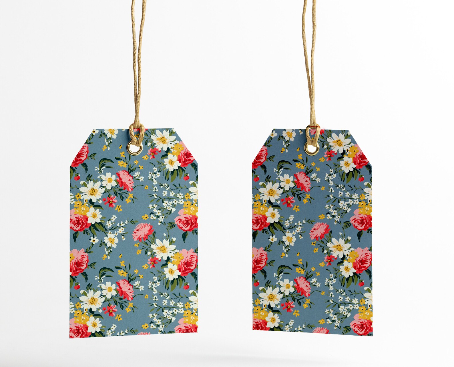 47 Vintage Ditsy Floral Pattern Set, Muted Color Ditsy Flower Patterns ...