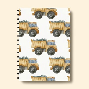 Cute Dump Truck Background, Painted Dump Truck Digital Paper Dump Truck ...