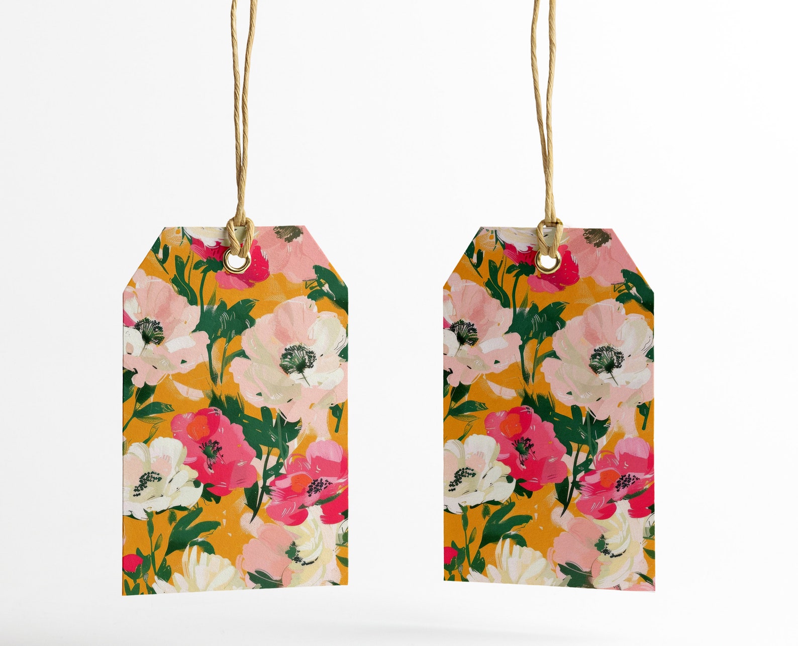 Icelandic Poppy Seamless Pattern, Yellow Poppies Pattern, Pink and ...