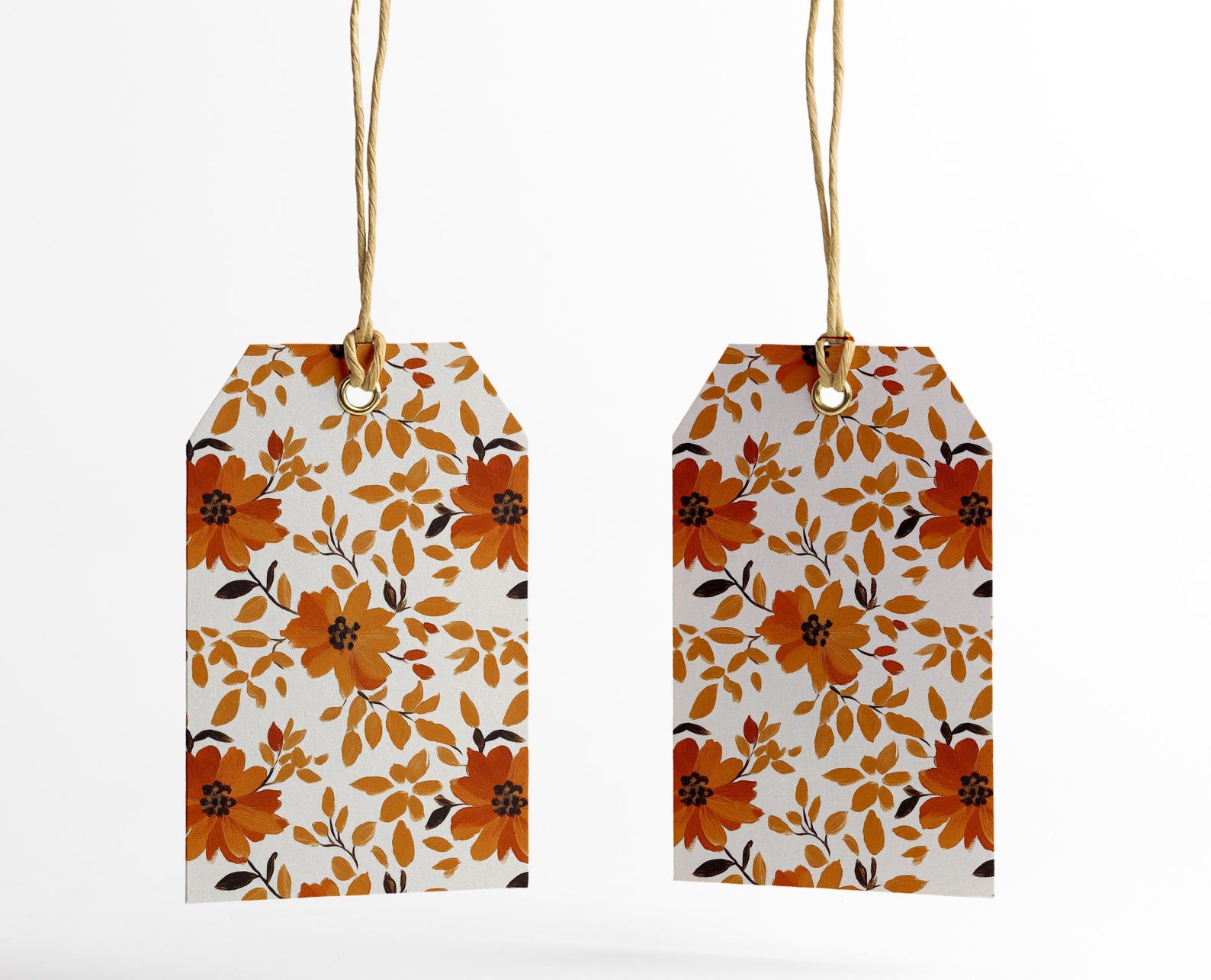 Gold Floral Seamless Pattern Autumn Floral Background PNG, Fall Gold ...