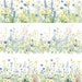 Field Floral Border Clipart, Floral Meadow Clipart, Daisy Clipart ...
