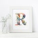 Boho Floral Alphabet, Boho Alphabet PNG Floral Watercolor Alphabet ...
