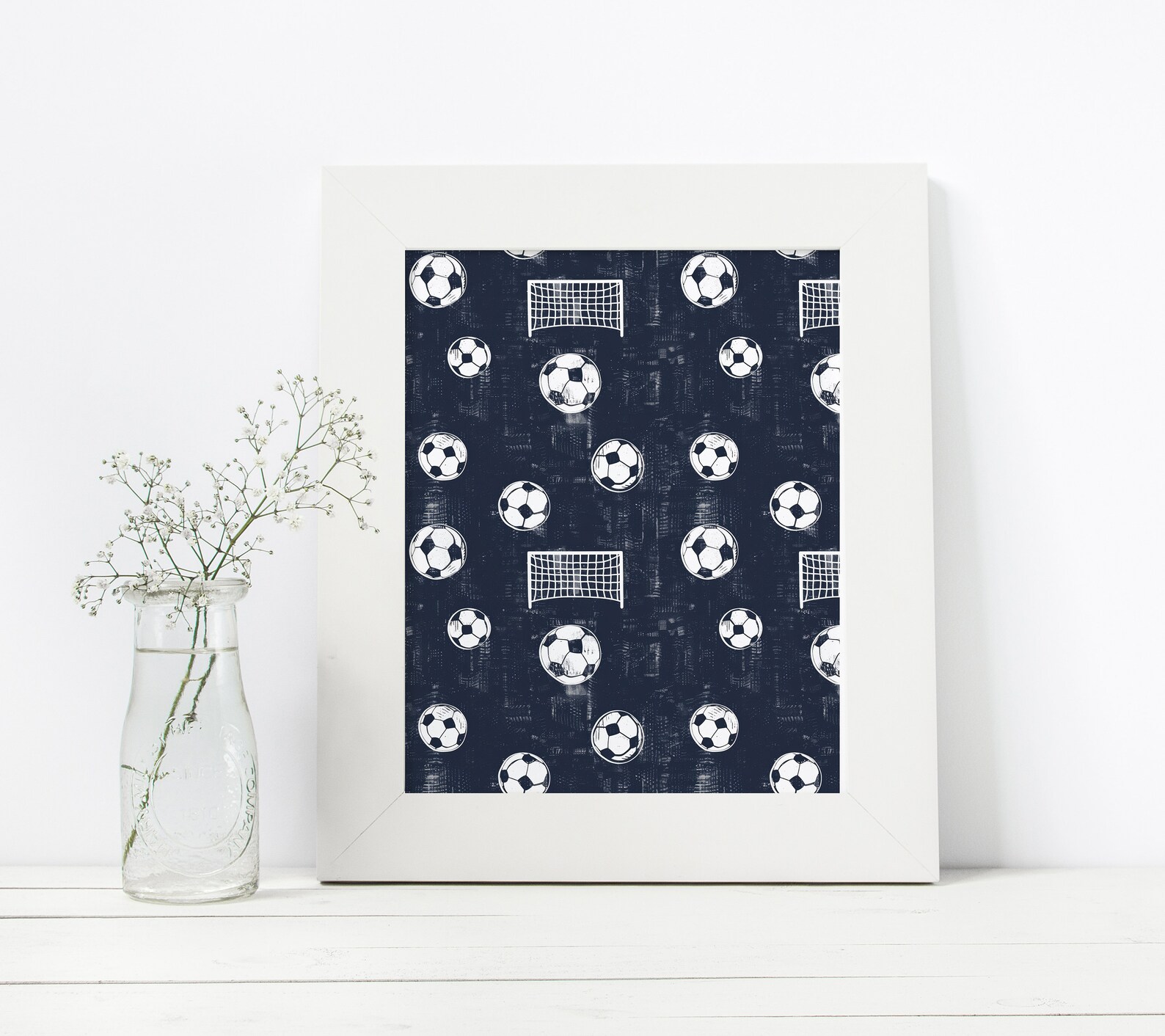 Seamless Soccer Pattern, Soccer Background Pattern, Repeating Soccer ...
