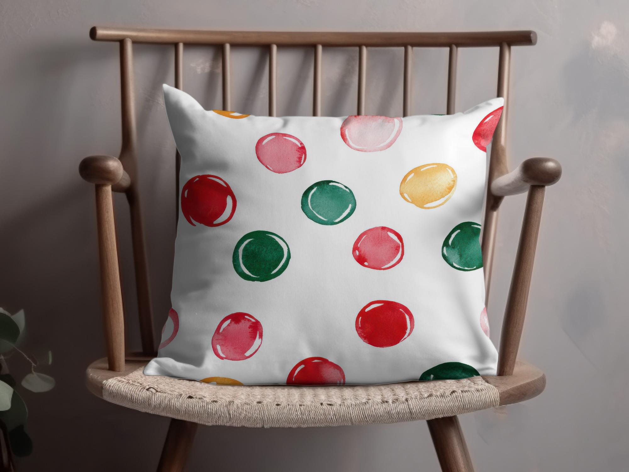 Watercolor Christmas Polka Dot Seamless Pattern (digital Paper) - Etsy
