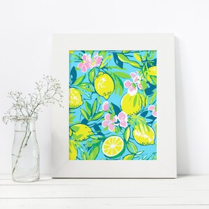 Seamless Limes Pattern, Preppy Limes Seamless Digital PNG File for ...