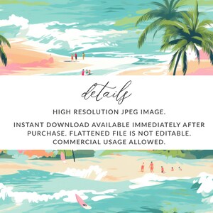 Seamless Beachy Pattern, Seamless Coastal Background, Seamless Summer ...
