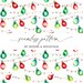 Seamless Christmas Lights Pattern, Seamless String of Christmas Lights ...