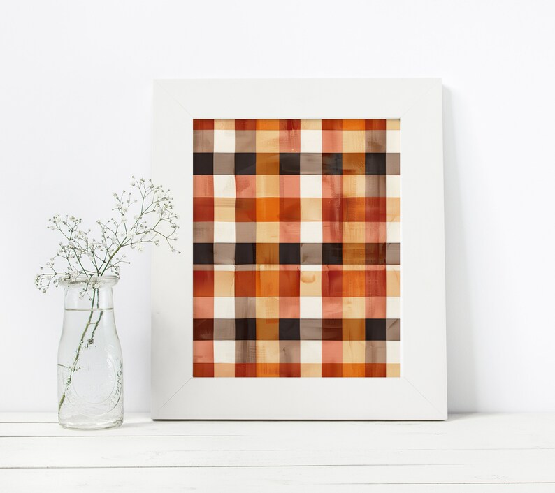 Fall Watercolor Plaid Seamless Pattern, Seamless Fall Tartan Background ...