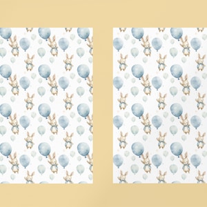 Seamless Baby Boy Patterns, Light Blue Baby Boy Seamless Patterns for ...