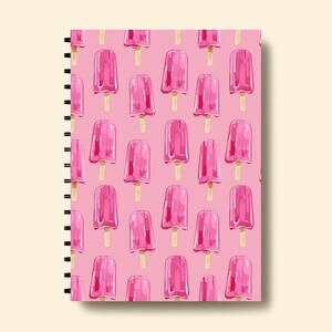Preppy Summer Pattern, Hot Pink Popsicle Seamless Pattern, Pink Preppy ...