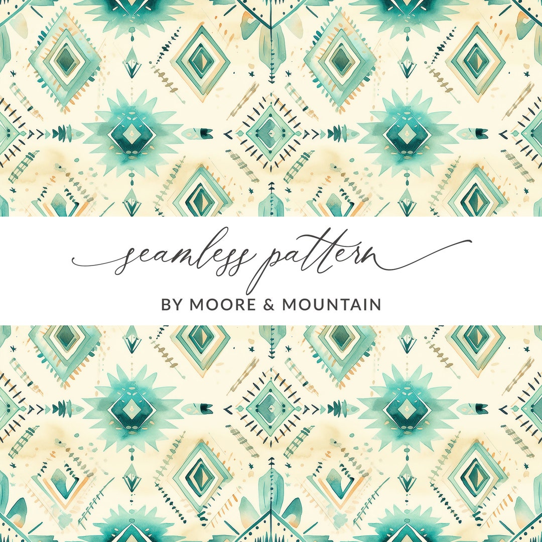 Native American Repeating Background, Tribal Background Pattern ...
