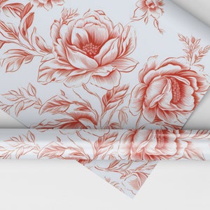 Seamless Chinoiserie Pattern Light Pink Chinoiserie Floral Pattern ...