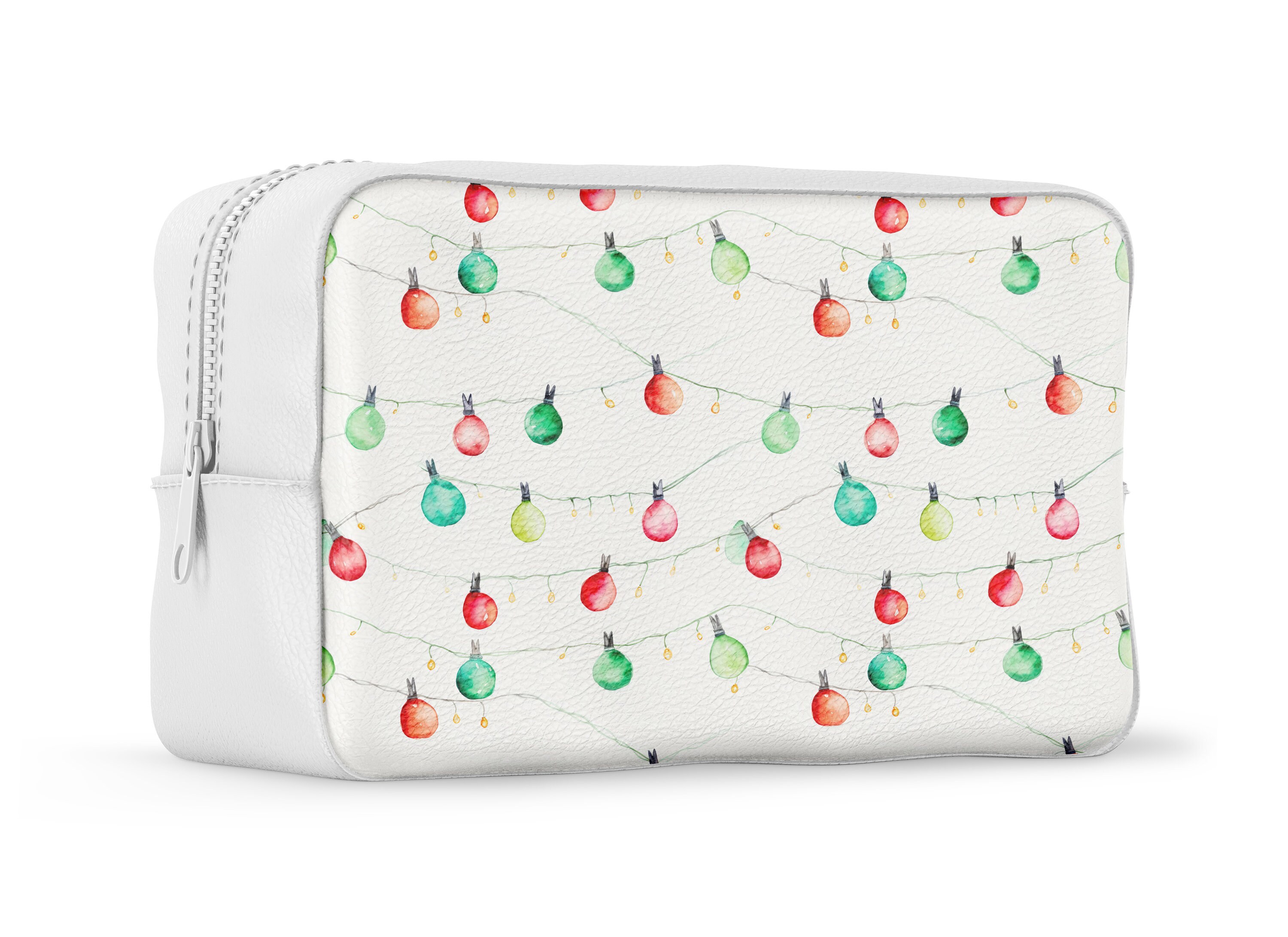 Seamless Christmas Lights Pattern, Seamless String of Christmas Lights ...