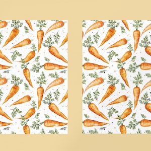 Seamless Spring Carrots Pattern Seamless Background Carrot Repeating ...