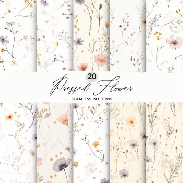 Floral Seamless Svg - Etsy