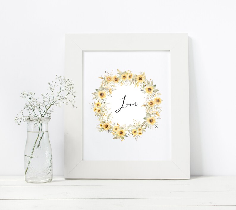 Sunflower Frames Clipart Sunflower Frames Backgrounds, Boho Sunflower ...