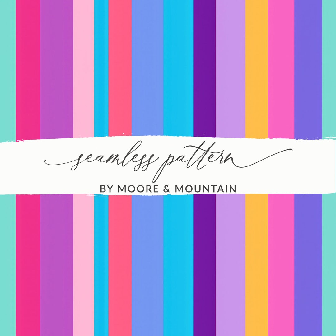 Seamless Jewel Toned Stripes Pattern, Seamless Colorblocking Pattern ...