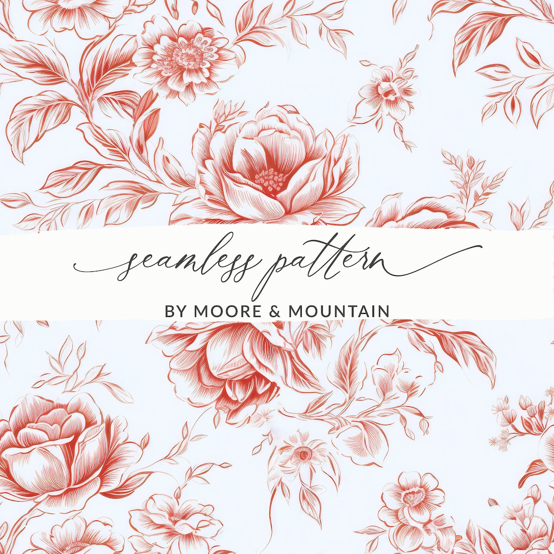 Seamless Chinoiserie Pattern Light Pink Chinoiserie Floral Pattern ...