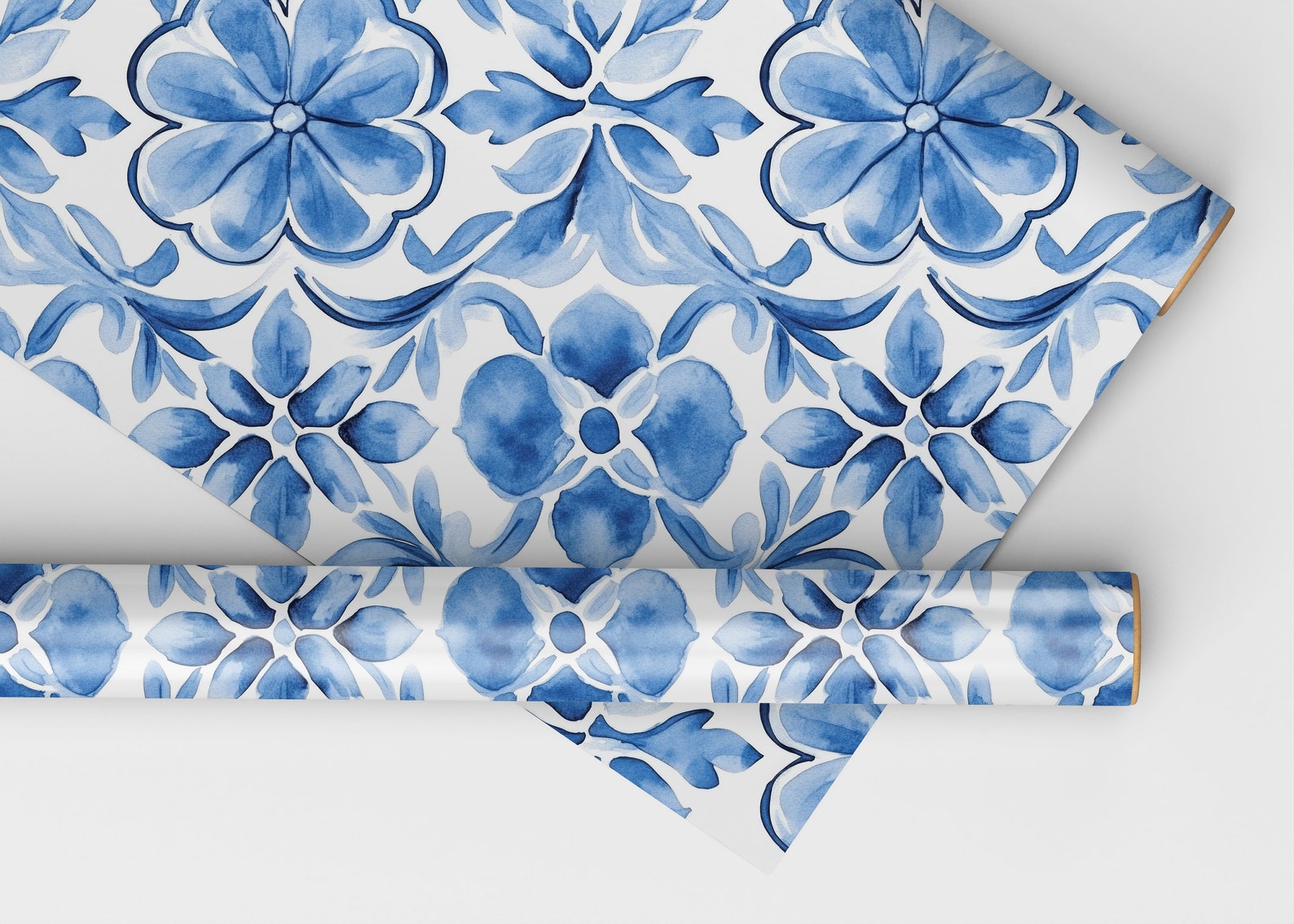 Blue Italian Seamless Tile Background Talavera Tile Repeating Pattern ...