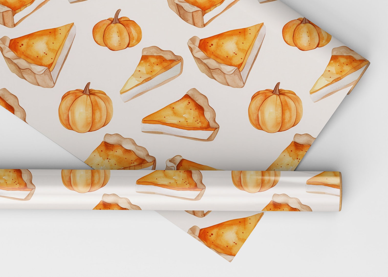 Pumpkin Pie Background Pattern Seamless Thanksgiving Background Pumpkin ...