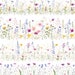 30 Seamless Wildflower Borders, Seamless Meadow Borders, Seamless ...