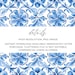 Blue Italian Seamless Tile Background Talavera Tile Repeating Pattern ...