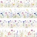 30 Seamless Wildflower Borders, Seamless Meadow Borders, Seamless ...
