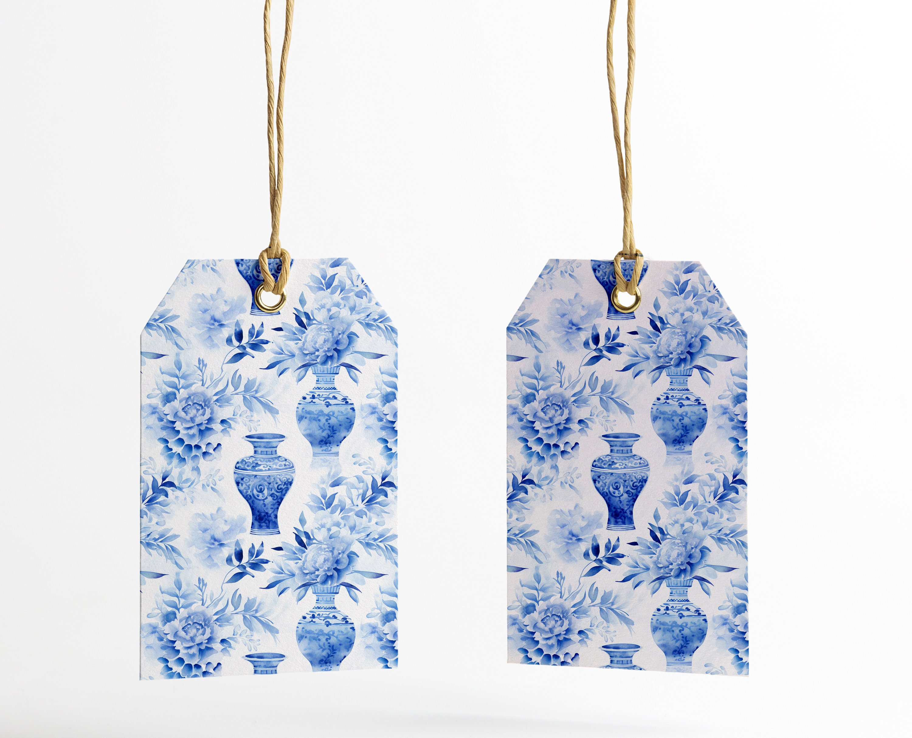Traditional Chinoiserie Blue Pattern, Seamless Chinoiserie Vase Pattern ...