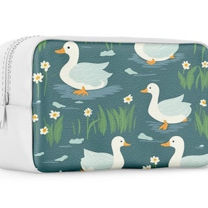 Adorable Seamless Ducks Pattern, Illustrated Ducks Background Pattern ...