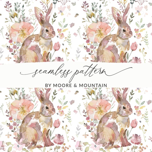 Painted Bunny - Etsy