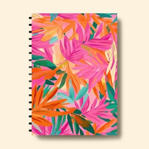 Preppy Palm Leaf Seamless Pattern Pink Tropical Leaves Background ...