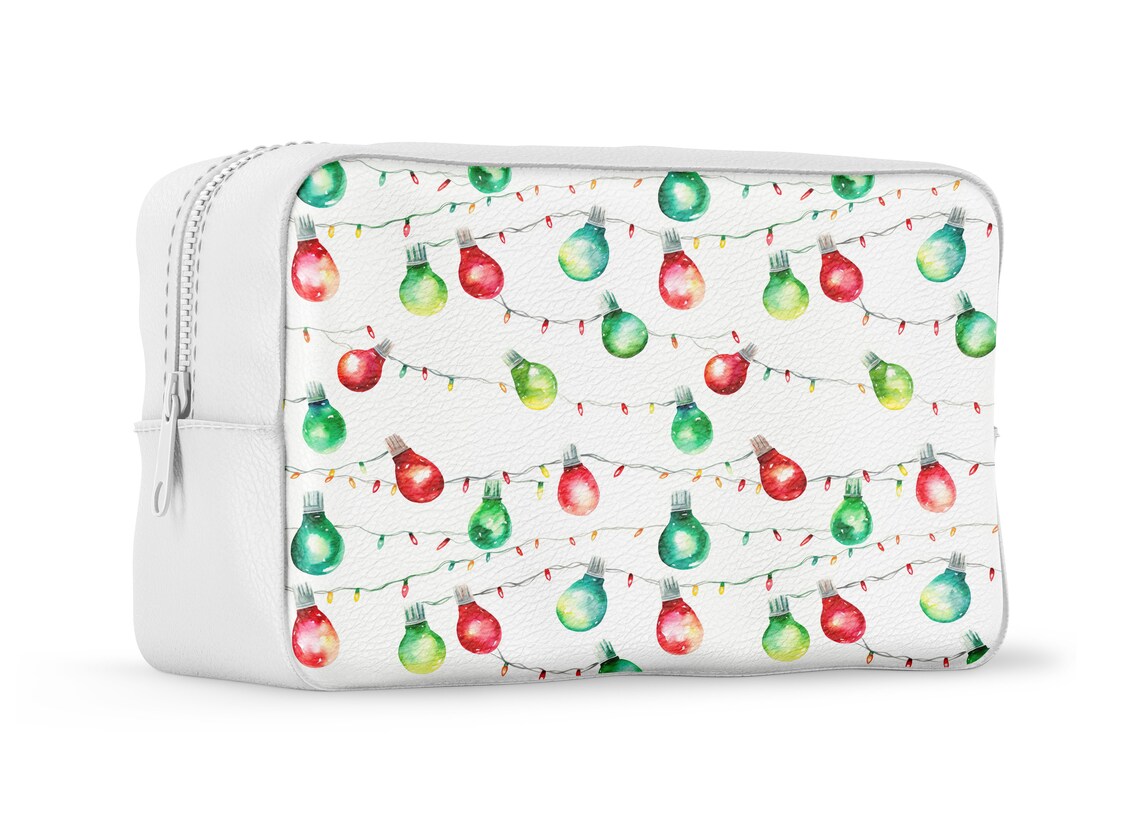 Seamless Christmas Lights Pattern, Seamless String of Christmas Lights ...