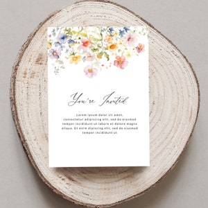 Wildflower Floral Border, Seamless Floral Border Set, Seamless Border ...