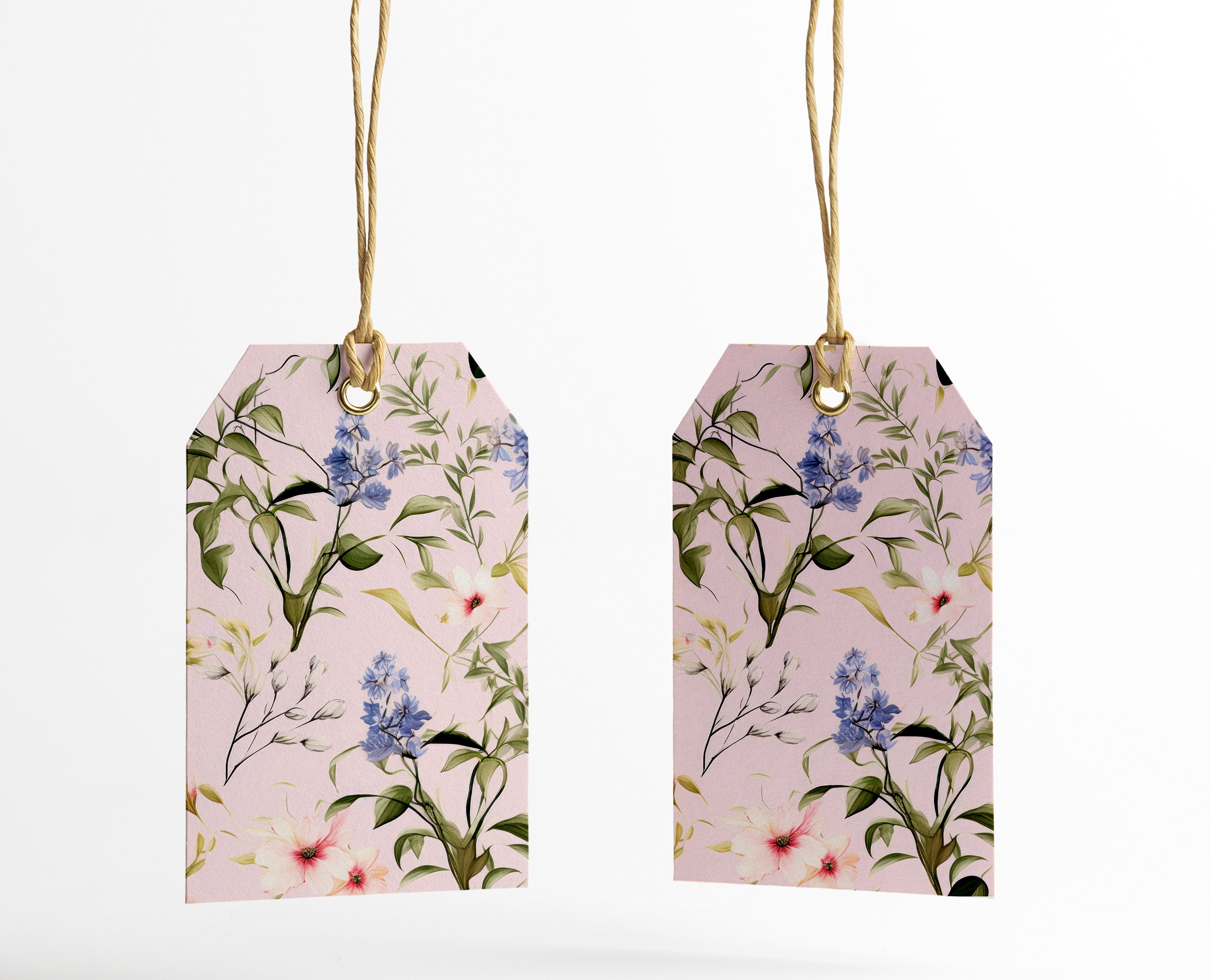 Pink Botanical Floral Pattern Seamless Botanical Flowers Pattern Pink ...