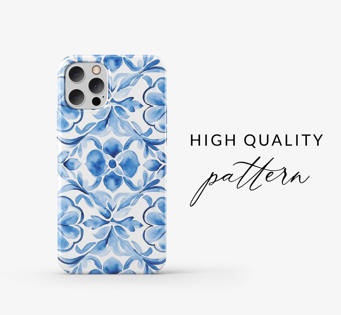 Blue Italian Seamless Tile Background Talavera Tile Repeating Pattern ...