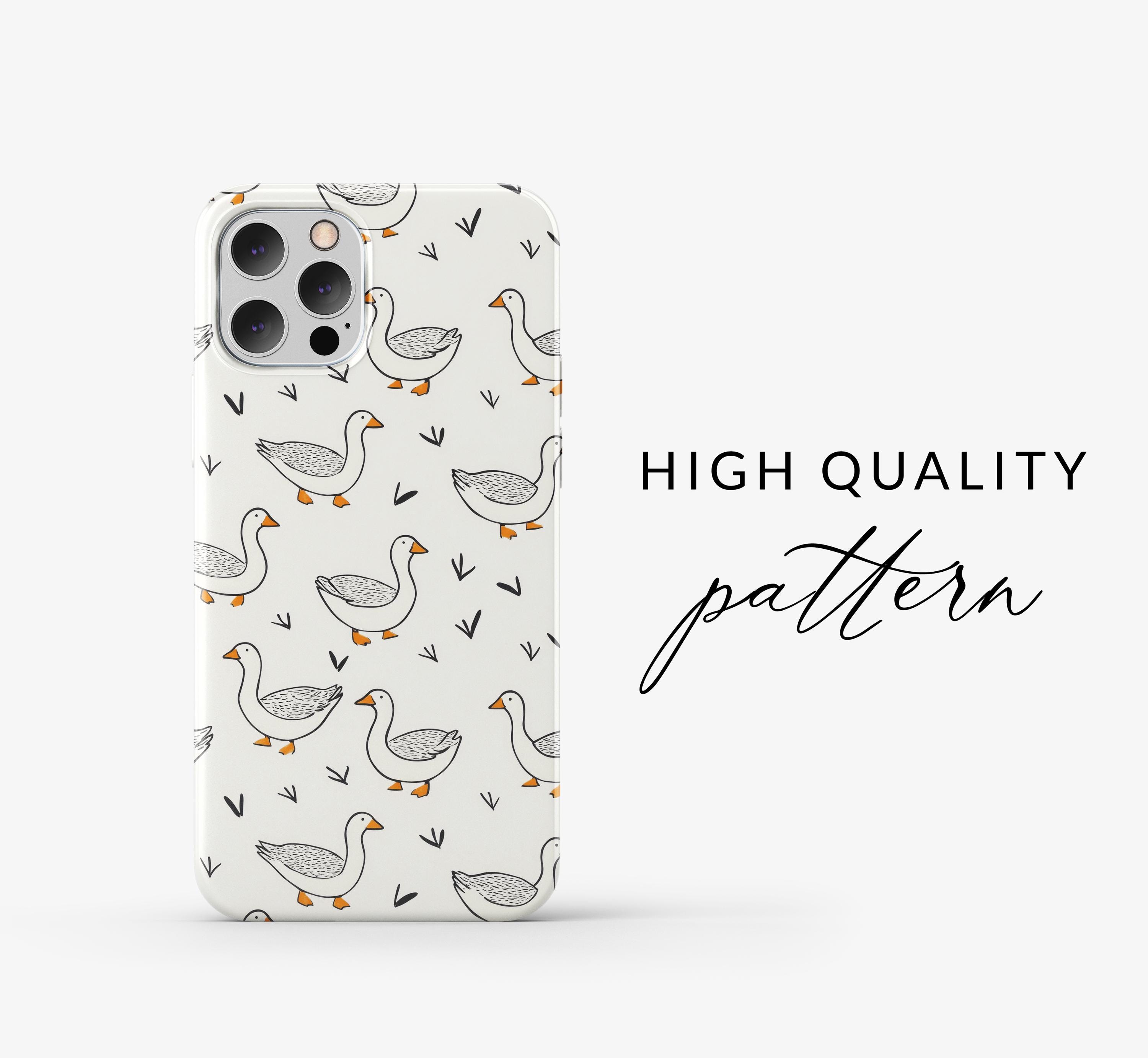 Cute Goose Seamless Pattern Repeating Goose Pattern Background Cute ...