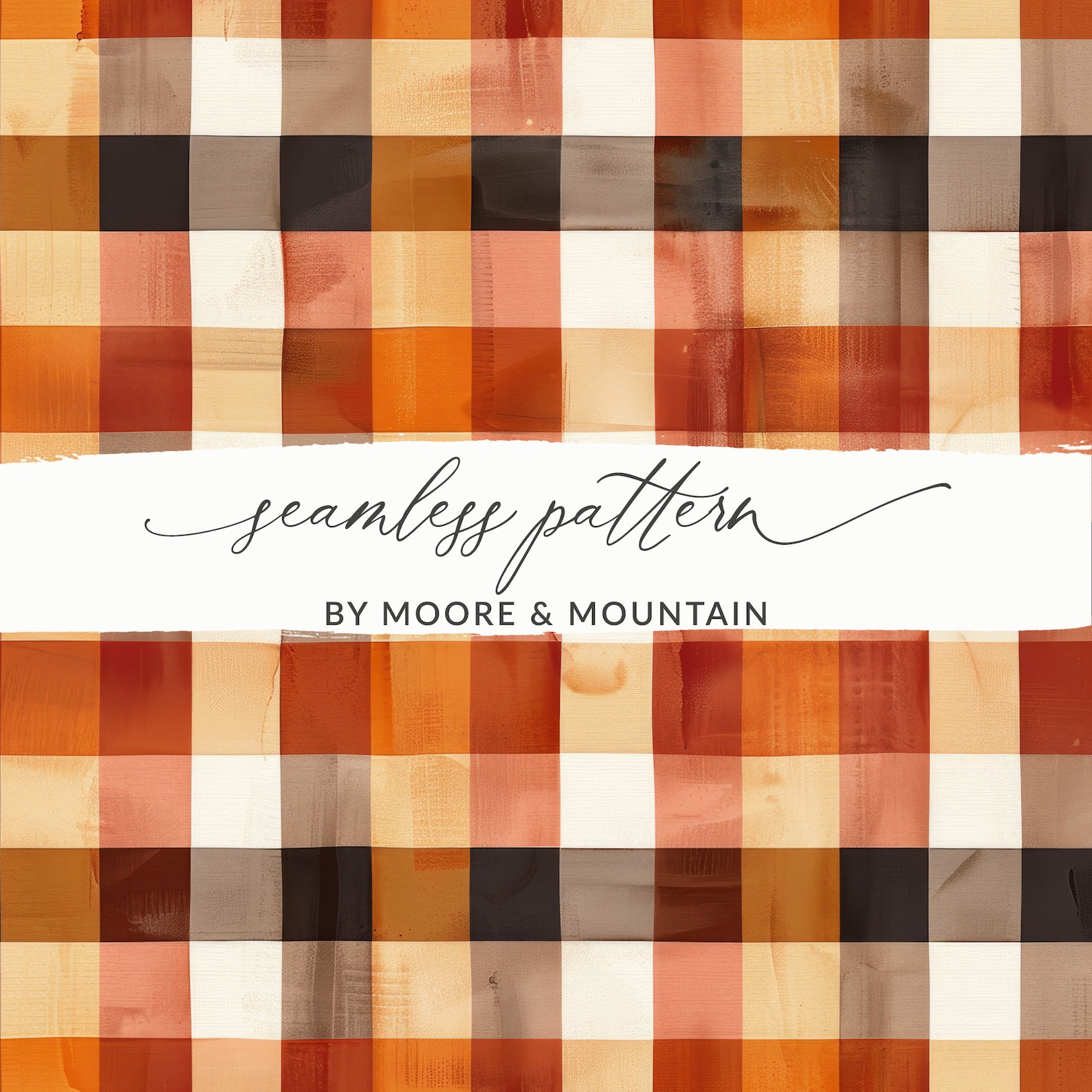 Fall Watercolor Plaid Seamless Pattern, Seamless Fall Tartan Background ...