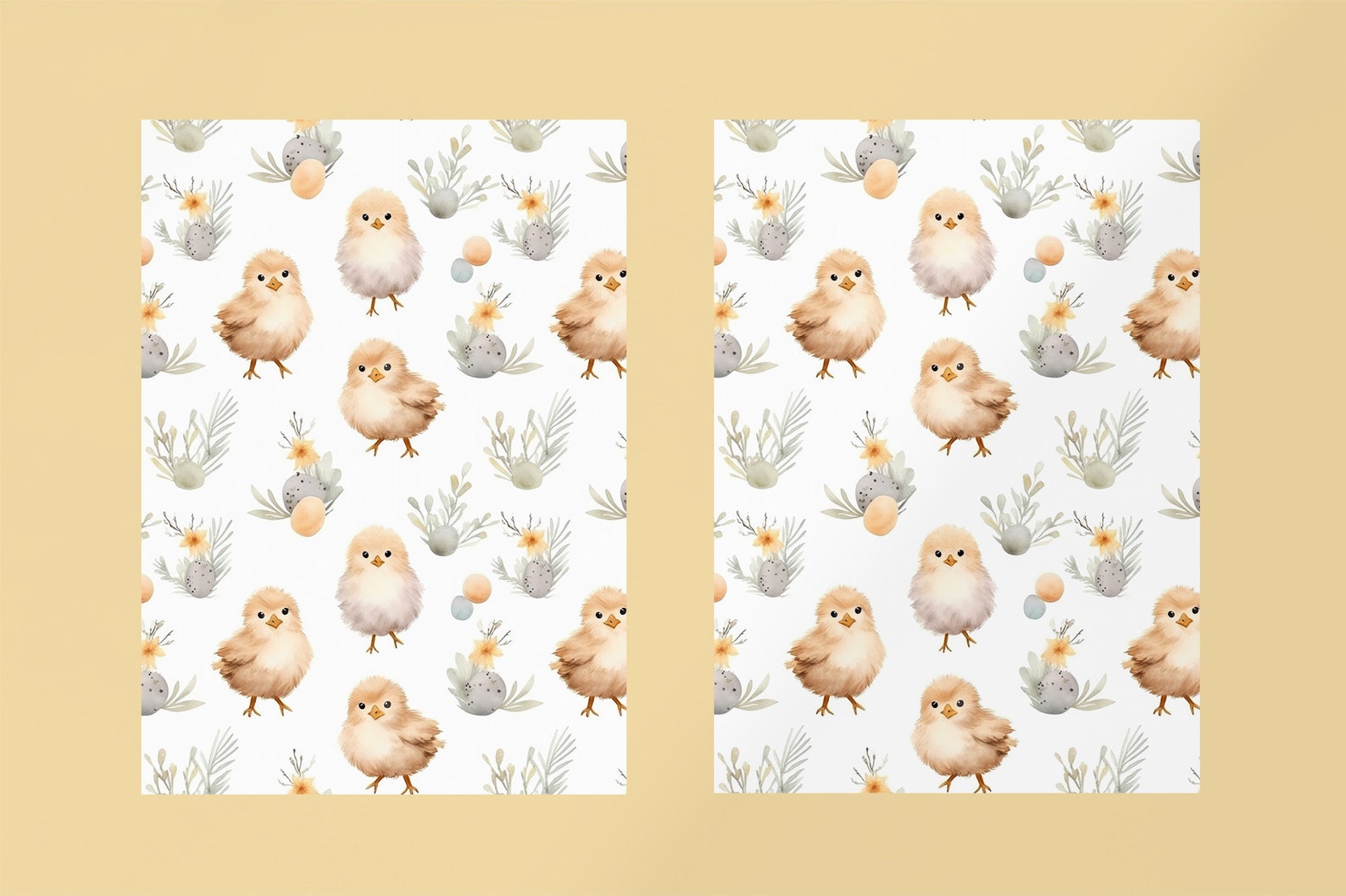 Rustic Easter Digital Paper Pack, Boho Easter Seamless Pattern Set ...