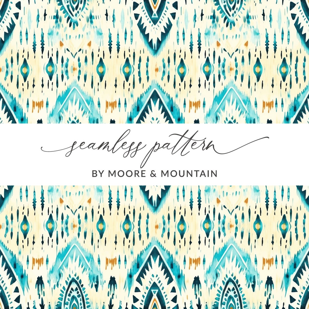 Turquoise Seamless Background Southwest Turquoise Pattern, Seamless ...