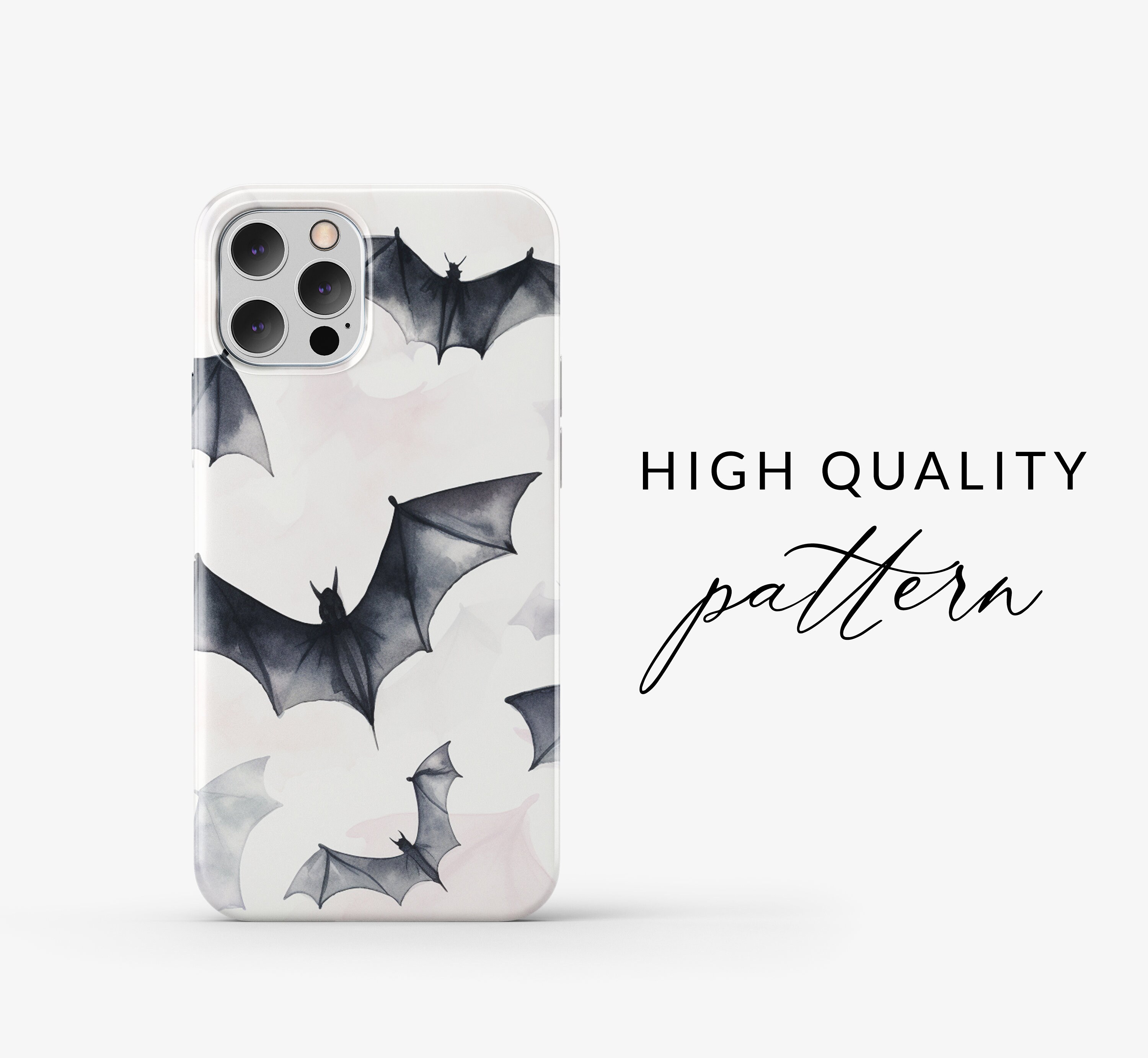 Seamless Bat Patterns, Watercolor Bats Seamless Patterns, Bats Digital ...