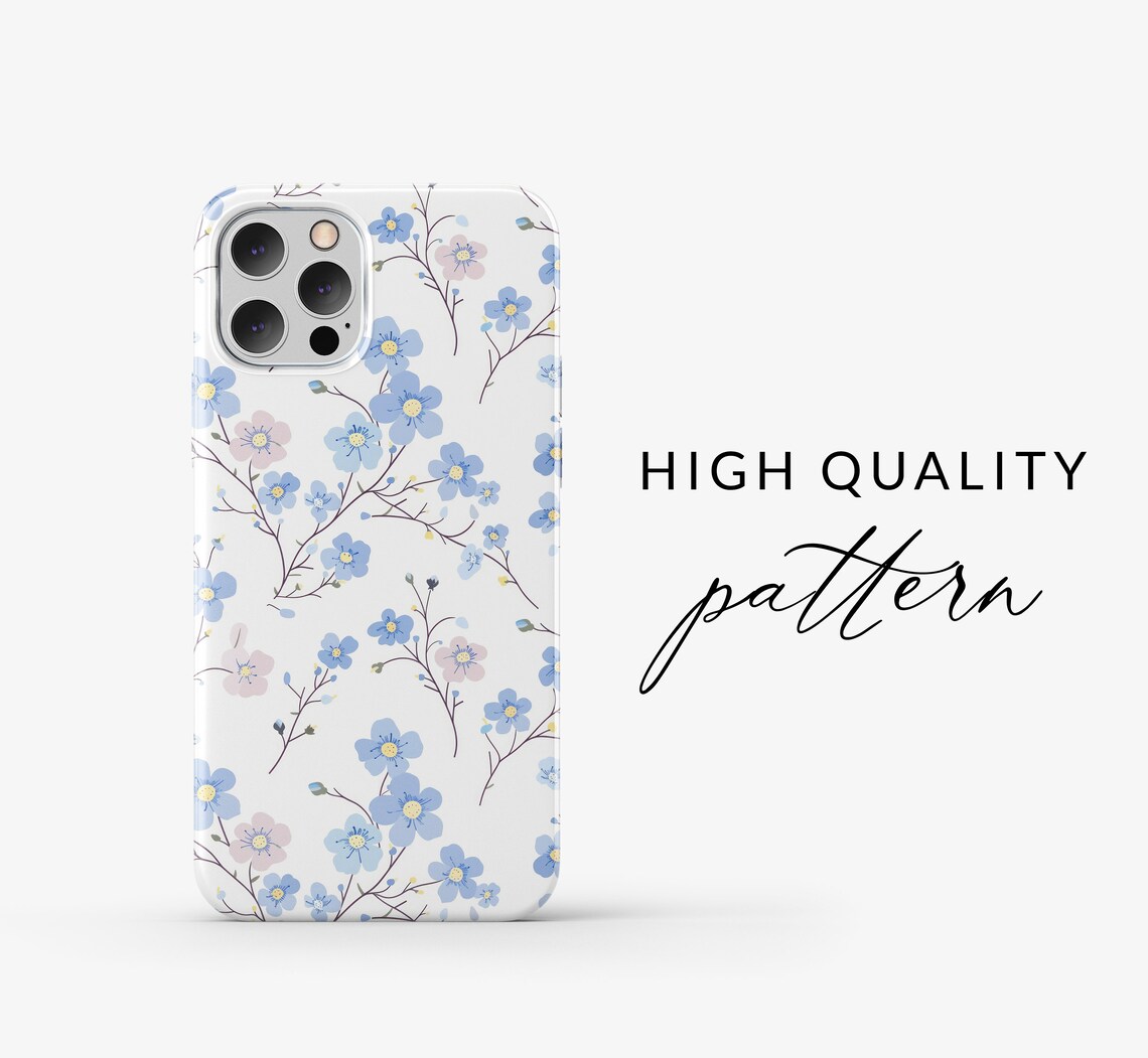 Forget Me Nots Cute Floral Background Pattern, Early Spring Small Blue ...