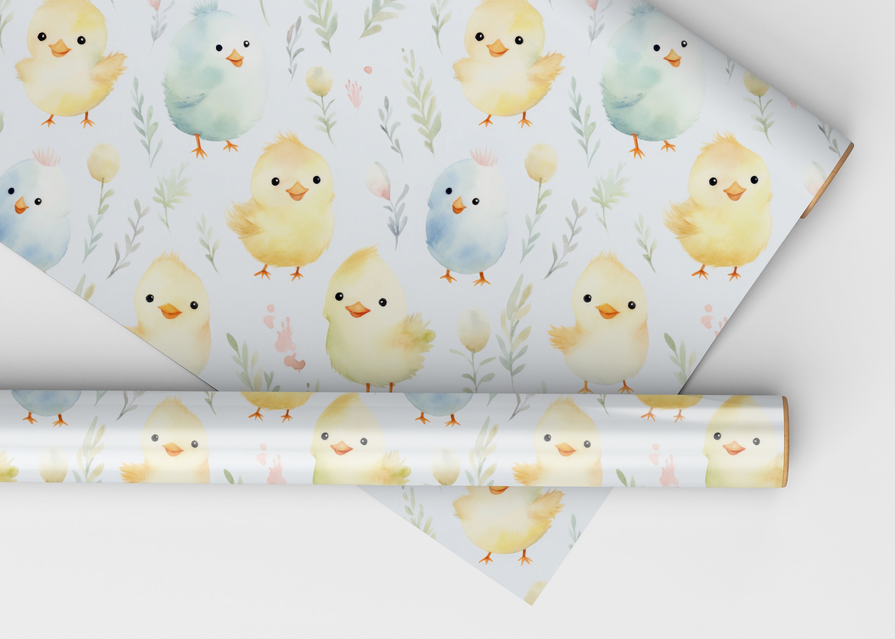 Seamless Baby Chicks Background Pattern, Seamless Easter Chicks Pattern ...