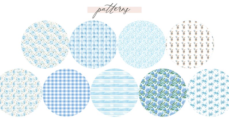Seamless Baby Boy Patterns, Light Blue Baby Boy Seamless Patterns for ...