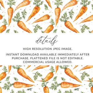 Seamless Spring Carrots Pattern Seamless Background Carrot Repeating ...