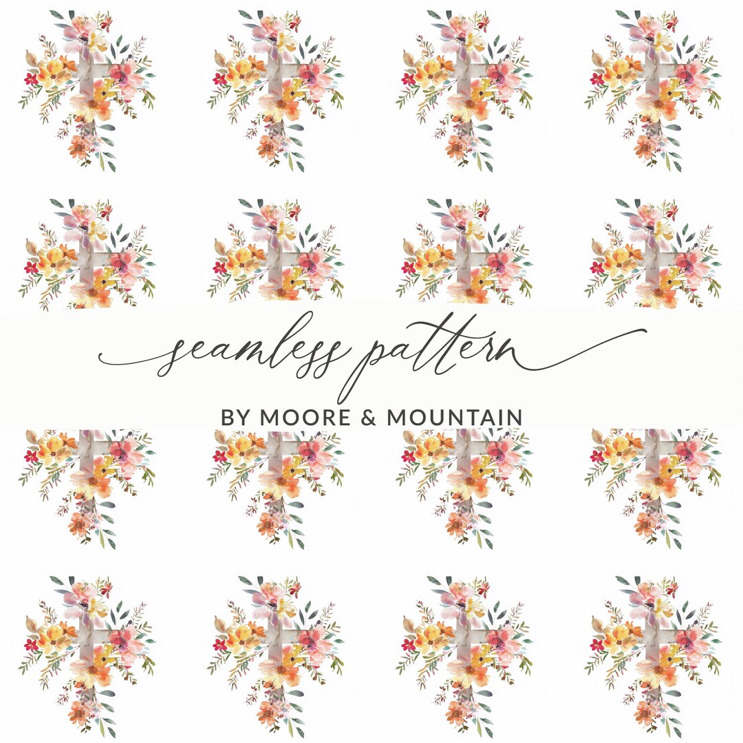 Christian Cross Repeating Background Pattern Cross Easter Cross ...