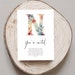 Boho Floral Alphabet, Boho Alphabet PNG Floral Watercolor Alphabet ...