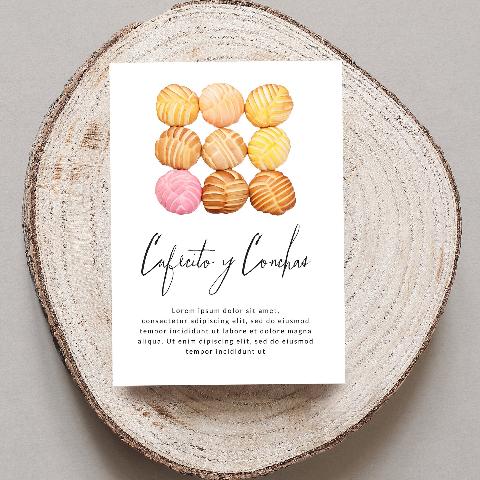 20 Watercolor Conchas Clipart, Pan Dulce, Cute Concha Bread Clip Art ...